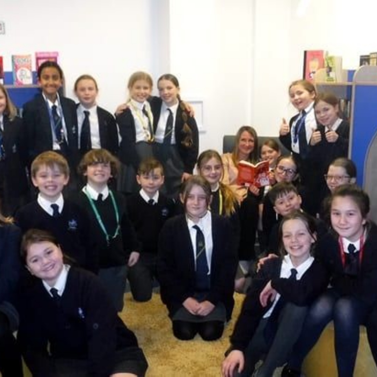 Upton Junior School - Upton youngsters explore our upgraded library